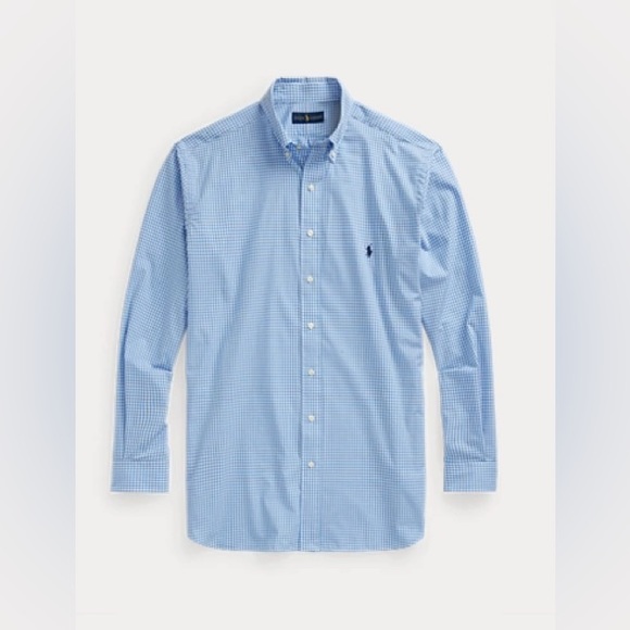 Polo by Ralph Lauren | Shirts | Polo By Ralph Lauren Mens 3xb Big Light Blue White Check Gingham ...